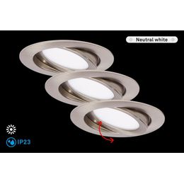 Briloner Leuchten LED Einbauleuchte "FLAT IN", wei&szlig;, neutral, Leuchten, LED Einbauleuchte