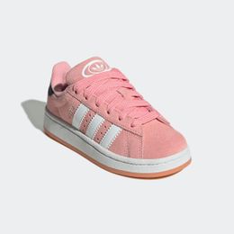Sneaker adidas originals "CAMPUS 00S", M&auml;dchen, Gr. 30, semi pink spark, cloud wei&szlig;, gum 2, Leder, Synthetik, Schuhe Sneaker, f&uuml;r Kinder