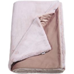 Sch&ouml;ner Wohnen Kollektion Wohndecke "Cozy", rosa (rose), B:130cm L:170cm, Polyester, SCH&Ouml;NER WOHNEN-KOLLEKTION, Wohndecken, Wohndecke, aus weichem Kunstfell, Kuscheldecke