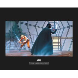 Bild Komar "Star Wars Classic RMQ Vader Luke Carbonit Room", bunt (farbe bild(er): bunt), B:50cm H:40cm, Holz, Papier, Bilder, Bild, Wandbild zur Dekoration im Kinderzimmer - ohne Rahmen