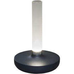Konstsmide LED Tischleuchte "Biarritz", grau (anthrazit), &Oslash; 13,5cm H: 20,5cm, 2 Stk., Leuchten, Biarritz USB-Tischleuchte, 1800/2700/4000K, dimmbar, LED Tischleuchte
