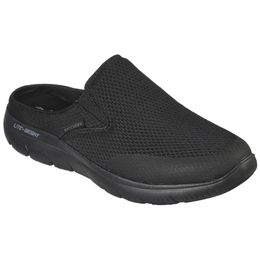 Clog Skechers "SUMMITS", Herren, Gr. 41, schwarz, Textil, Schuhe Clog, Sommerschuh, Schlappen, Urlaub, im sportiven Look, Topseller