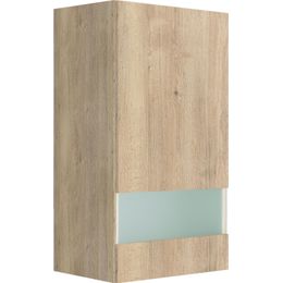 Glash&auml;ngeschrank Optifit "Roth", braun (wildeichefarben, wildeichefarben), B:50cm H:89,6cm T:34,6cm, Schr&auml;nke, Glash&auml;ngeschrank, Breite 50 cm, 89,6 cm hoch