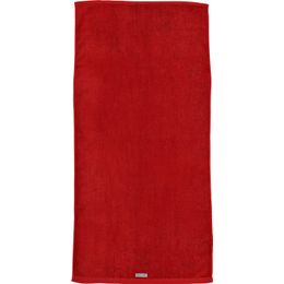 Duschtuch Ross "Sinfonie", rot (kirsche), B:70cm L:140cm, Frottier, Obermaterial: 100% Baumwolle, Handt&uuml;cher, Duschtuch, in modernen Unifarben