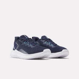 Trainingsschuh Reebok "FLUXLITE II", Herren, Gr. 45,5, vector navy, ftwr wei&szlig;, future cyan, Synthetik, Textil, Schuhe Trainingsschuh