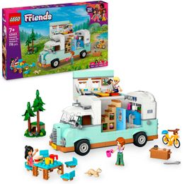 Konstruktionsspielsteine Lego "Wohnmobil (42663), Lego Friends", bunt, Spielbausteine, Kinder, Kunststoff, Konstruktionsspielsteine, Made in Europe, Topseller