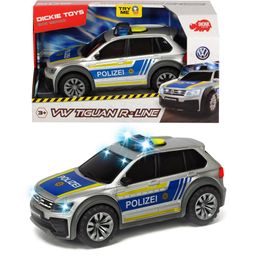 Spielzeug-Polizei DICKIE TOYS "VW Tiguan R-Line", bunt (silberfarben, blau), Spielzeugfahrzeuge, KinderB:25cm, Spielzeug-Polizei, B:25cm