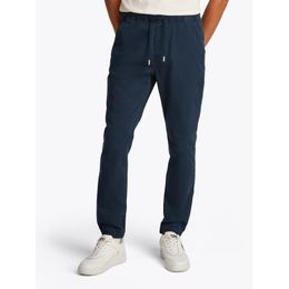 Stoffhose Tommy Jeans "TJM AUSTIN JOG", Herren, Gr. 30, L&auml;nge 34, blau (schwarz night navy), Web, Obermaterial: 96% Baumwolle, 4% Elasthan, regular fit lang, Hosen Stoffhose, Mit Kordelzug