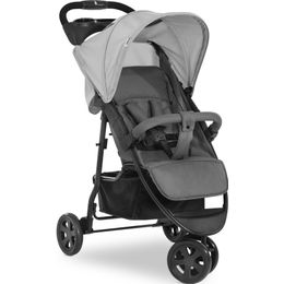 Dreirad-Kinderwagen hauck "Citi Neo 3, grey", Baby, grau, Aluminium, Polyester, Kinderwagen Dreirad-Kinderwagen, mit schwenk- und feststellbarem Vorderrad