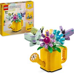 Konstruktionsspielsteine Lego "Gie&szlig;kanne mit Blumen (31149), Lego Creator 3in1", bunt, Spielbausteine, Kinder, Kunststoff, Konstruktionsspielsteine, Made in Europe, Topseller