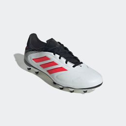 Fu&szlig;ballschuh adidas Performance "COPA PURE 3 LEAGUE FG/MG", Gr. 42,5, wei&szlig; (cloud wei&szlig;, lucid rot, core schwarz), Synthetik, Schuhe Fu&szlig;ballschuh, f&uuml;r Rasenpl&auml;tze