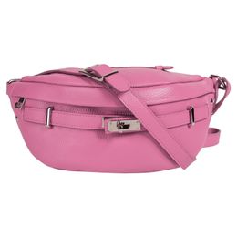 G&uuml;rteltasche Samantha Look, Damen, Gr. B/H/T: 32cm x 13cm x 9cm onesize, pink, Leder, clean, Taschen G&uuml;rteltasche, echt Leder, Made in Italy