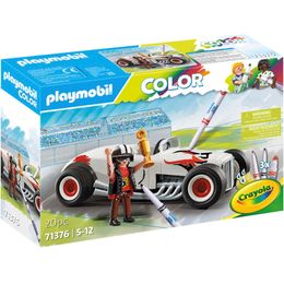 Konstruktions-Spielset Playmobil "Rennauto (71376), Color", bunt, Spielbausteine, Kinder, Kunststoff, Konstruktions-Spielset, zum individuellem Gestalten