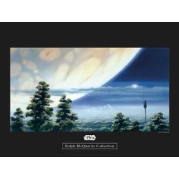 Bild Komar "Star Wars Classic RMQ Yavin Lookout", bunt (farbe bild(er): bunt), B:40cm H:30cm, Holz, Papier, Bilder, Bild, Wandbild zur Dekoration im Kinderzimmer - ohne Rahmen