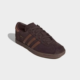 Sneaker adidas originals "STADT", Herren, Gr. 38,5, schwarz braun, preloved braun, gum5, Leder, Synthetik, Schuhe Sneaker