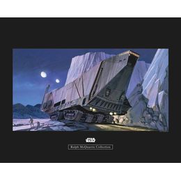 Bild Komar "Star Wars Classic RMQ Sandcrawler", bunt (farbe bild(er): bunt), B:50cm H:40cm, Holz, Papier, Bilder, Bild, Wandbild zur Dekoration im Kinderzimmer - ohne Rahmen