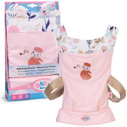 Puppen Bauchtrage Baby Born "Babytragesitz Blumen", rosa, Puppenausstattungen, Kinder, Polyester, Puppen Bauchtrage, Topseller