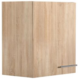 H&auml;ngeschrank Optifit "Mini", braun (eichefarben), B:50cm H:58cm T:35cm, Schr&auml;nke, H&auml;ngeschrank