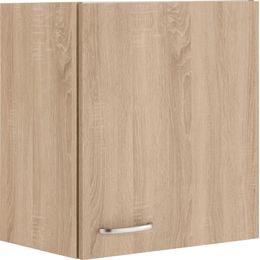 H&auml;ngeschrank Optifit "Parare", braun (eichefarben), B:50cm H:57,6cm T:34,6cm, Schr&auml;nke, H&auml;ngeschrank, Breite 50 cm
