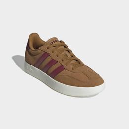 Sneaker adidas Sportswear "BARREDA", Herren, Gr. 45, bronze strata, shadow rot, sanftes wei&szlig;, Leder, Synthetik, Schuhe Sneaker, inspiriert vom Design des adidas handball spezial