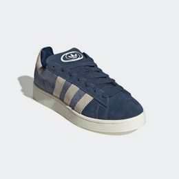 Sneaker adidas originals "CAMPUS 00S", Herren, Gr. 45, wei&szlig; (night indigo, sanftes wei&szlig;, preloved ink), Leder, Textil, Schuhe Sneaker