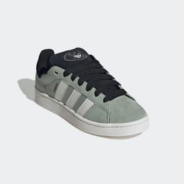 Sneaker adidas originals "CAMPUS 00S", Herren, Gr. 41, silber gr&uuml;n, crystal wei&szlig;, core schwarz, Leder, Textil, Schuhe Sneaker