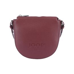JOOP! Schultertasche JOOP JEANS "lettera 1.0 stella shoulderbag svz", Damen, Gr. B/H/T: 22cm x 21cm x 5,5cm, burgundy, Polyurethan (PU), Taschen Schultertasche, Tasche Damen Damentasche Shoulder Bag