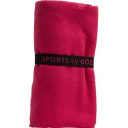 G&ouml;zze Saunatuch G&Ouml;ZZE "Sports by G&ouml;zze", pink, B:80cm L:180cm, Microfaser, Obermaterial: 90% Polyester, 10% Polyamid, Handt&uuml;cher, Saunatuch, Sporthandtuch, Gr&ouml;&szlig;e 80/180 cm, schnell trocknend durch Microfaser