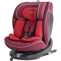 Autokindersitz BABYGO "Nova2 360 I Size", Baby, rot, Polyester, Kindersitze Autokindersitz, f&uuml;r K&ouml;rpergr&ouml;&szlig;e von 40-150 cm
