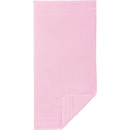 G&auml;stehandt&uuml;cher Egeria "Micro Touch", rosa, B:30cm L:50cm, Walkfrottee, Obermaterial: 100% Baumwolle, Handt&uuml;cher, G&auml;stehandt&uuml;cher, Streifenbord&uuml;re, extrem saugf&auml;hig & flauschig, 100% Baumwolle