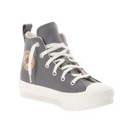 Sneaker Converse "CHUCK TAYLOR ALL STAR EVA LIFT", M&auml;dchen, Gr. 34, grau (sharkskin, warm quarry, egret), Textil, Schuhe Sneaker