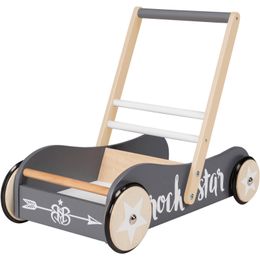 Lauflernwagen Roba "Rock Star Baby 3", grau, Lauflernhilfen, KinderB:29cm H:45cm T:56cm, Lauflernwagen, B:29cm H:45cm T:56cm