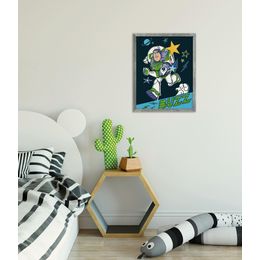 Wandbild Komar "Disney and Pixar Toy Story Buzz", bunt (farbe bild(er): bunt), Disney, 1 Stk., Vlies, Bilder, Wandbild, 30 x 40 cm (Breite x H&ouml;he) - Kinderzimmer, Dekoration