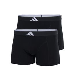 Trunk adidas Sportswear "Active Flex Cotton Body", Damen, Gr. S, 000, schwarz, Single Jersey, Obermaterial: 95% Baumwolle, 5% Elasthan, k&ouml;rpernah, Unterhosen Trunk, elastischer Logo-Bund, ohne Eingriff, sportliches Design