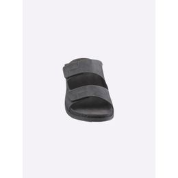 Franken Schuhe Pantolette FRANKEN-SCHUHE, Herren, Gr. 46, schwarz, Lederimitat, Schuhe Pantolette