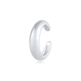 Ohrklemme Elli "Ohrringe Earcuff Single Markant Basic Look 925 Silber" Gr. 14, silber, Ohrringe, Damen, ohne Stein, Silber 925 (Sterlingsilber), Ohrklemme