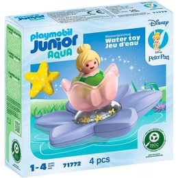 Konstruktions-Spielset Playmobil "Tinkerbells magische Feen-Schwimmblume (71772), JUNIOR & Disney", bunt, Spielbausteine, Baby, Kunststoff, Konstruktions-Spielset, Made in Europe