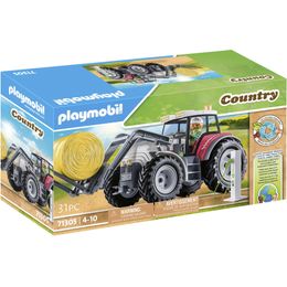 Konstruktions-Spielset Playmobil "Gro&szlig;er Traktor (71305), Country", bunt, Spielbausteine, Kinder, Kunststoff, Konstruktions-Spielset, teilweise aus recyceltem Material; Made in Germany, Topseller