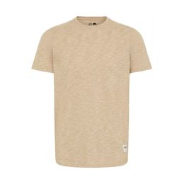 !Solid Rundhalsshirt SOLID "Rundhalsshirt SDFigos", Herren, Gr. XL, beige (sand), Obermaterial: 100% Baumwolle CO., Shirts Rundhalsshirt