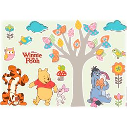 Wandtattoo Komar "Winnie the Pooh Nature Lovers - Gr&ouml;&szlig;e 50 x 70 cm", bunt, B:50cm H:70cm, Folie, Wandtattoos, Wandtattoo, selbstklebend, Wandsticker, Kinderzimmer