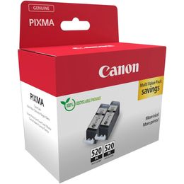 Canon Tintenpatrone "PGI-520BK (Doppelpack)", schwarz, Tintenpatronen, Tintenpatrone