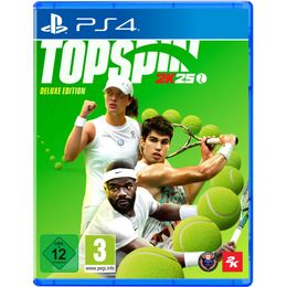 2K Spielesoftware "TopSpin 2K25 Deluxe", transparent (ohne farbbezeichnung), PlayStation 4, Spielesoftware, Spielesoftware