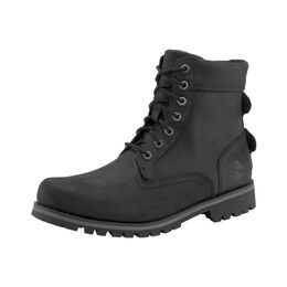 Schn&uuml;rboots Timberland "Rugged WP II 6in PT Bt", Herren, Gr. 44,5, schwarz, Nubukleder, Schuhe Schn&uuml;rboots, Winterstiefel, Schn&uuml;rstiefel, Winterschuhe, wasserdicht