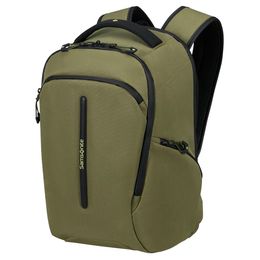 Laptoprucksack Samsonite "ECODIVER XS", Gr. B/H/T: 25cm x 40cm x 20cm, waxed wasabi, Polyester, Rucks&auml;cke Laptoprucksack