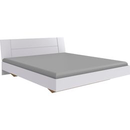 Futonbett wimex "Kreta", wei&szlig; (wei&szlig;, wei&szlig;, wei&szlig;), B:189cm H:81cm L:210cm, Betten, Futonbett, Liegefl&auml;che 180x200cm, modernes Kopfteil