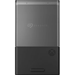 Seagate Speicherkarte "Speichererweiterungskarte Xbox Series X,S 2TB", schwarz (schwarz, grau), 2000 GB, Speicherkarten, Expansion Card, externe SSD, Gaming, PCIe Gen4x2 NVMe, Speicherkarte