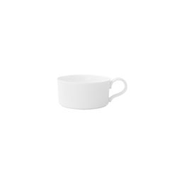 Villeroy & Boch Tasse VILLEROY & BOCH "Teetasse Modern Grace 150 ml wei&szlig;", wei&szlig;, Porzellan, Trinkgef&auml;&szlig;e, Tasse