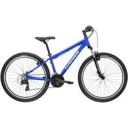 Mountainbike KROSS "KROSS MTB Hardtail Hexagon 1.0 26" blau 21 G&auml;nge" Gr. 48, blau (blau, schwarz), Fahrr&auml;der, Herren, 48cm, 26 Zoll (66,04cm) hinten: 26 Zoll (66,04cm), Mountainbike