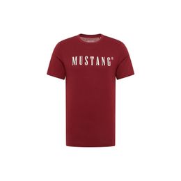T-Shirt Mustang "T-Shirt Style Austin 1er Pack", Herren, Gr. S, rot, Obermaterial: 100% Baumwolle CO(Bio)., Shirts T-Shirt