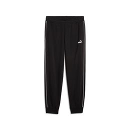 Trainingshose Puma "SPORT COMFORT SWEATPANTS TR CL", Damen, Gr. L, N-Gr, schwarz (Puma schwarz), Sweatware, Obermaterial: 68% Baumwolle, 32% Polyester, unifarben, comfort fit normal, Hosen Trainingshose, mit Eingrifftaschen, mit No. 1 Logo-Gummidruck, mit Paspeldetails